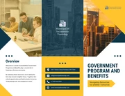 Government Programs and Benefits Brochure - Venngage