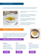 Colorful Hospitality Business Plan - Venngage