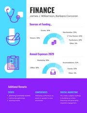 Purple Nonprofit Annual Report - Venngage