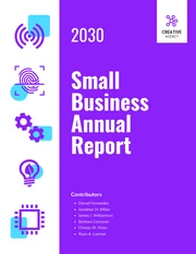 Small Business Annual Report Template - Venngage