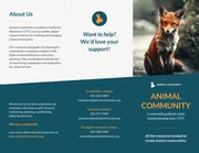 Green Community Nonprofit Tri Fold Brochure - Venngage