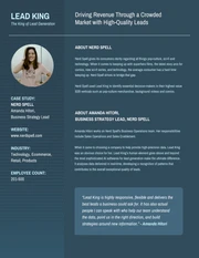 Lead Generation Business Case Study - Venngage