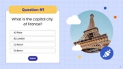 Blue and Yellow Fun Quizzes Presentation - Venngage