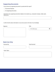 Bank Fraud Incident Report - Venngage
