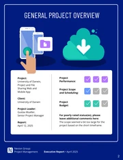 Executive Report Template - Venngage