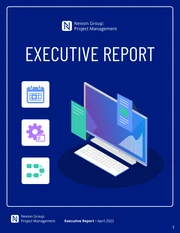 Executive Report Template - Venngage