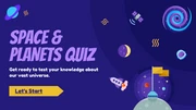 Purple Space and Planets Quizzes Presentation - Venngage
