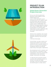 Iconic Power Generation Project Plan - Venngage