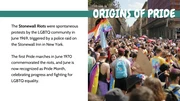 Colorful Green and Orange Pride Month Trivia Presentation - Venngage