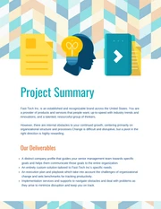 Abstract Business Consulting Proposal - Venngage