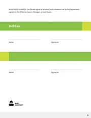 Green Payment Agreement - Venngage