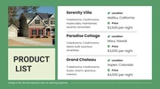 Light Green White Listing Presentation - Venngage