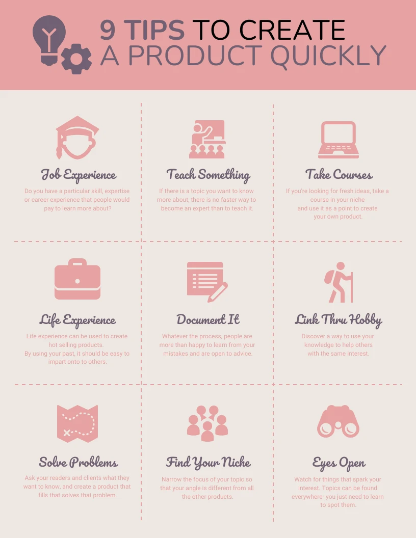 Product Tips List Infographic Template - Venngage
