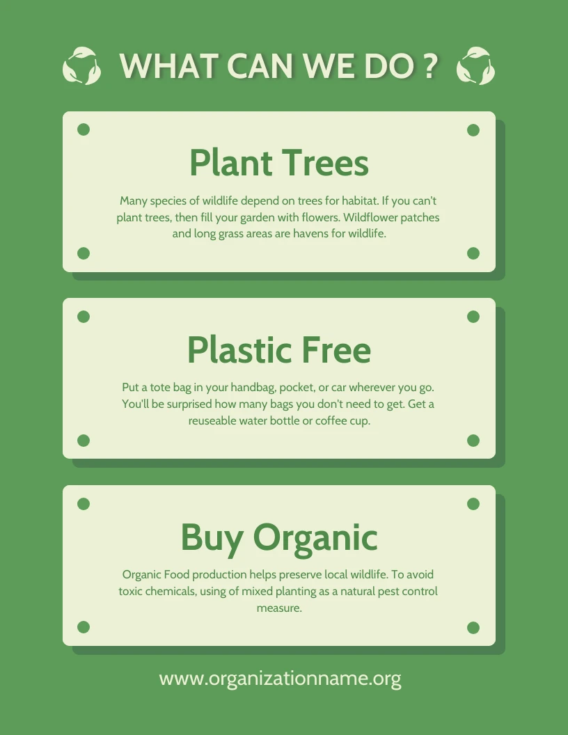 Green Simple Environment Poster - Venngage