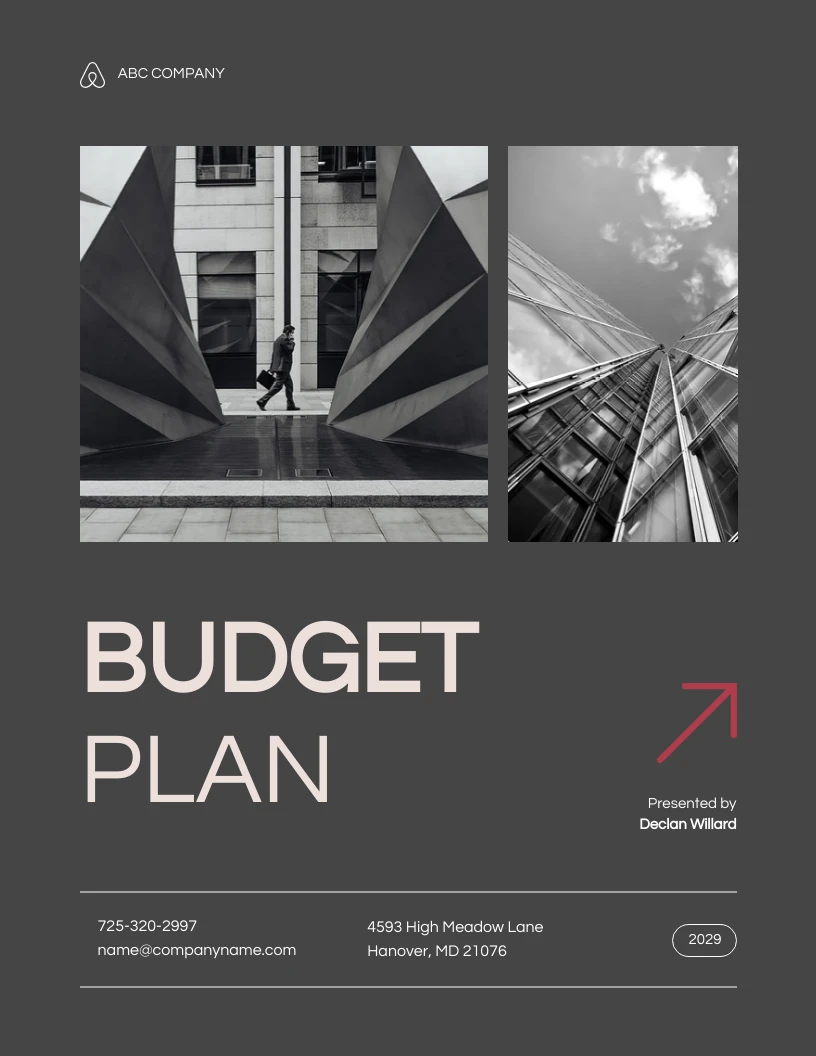 Budget Plan Template - Venngage