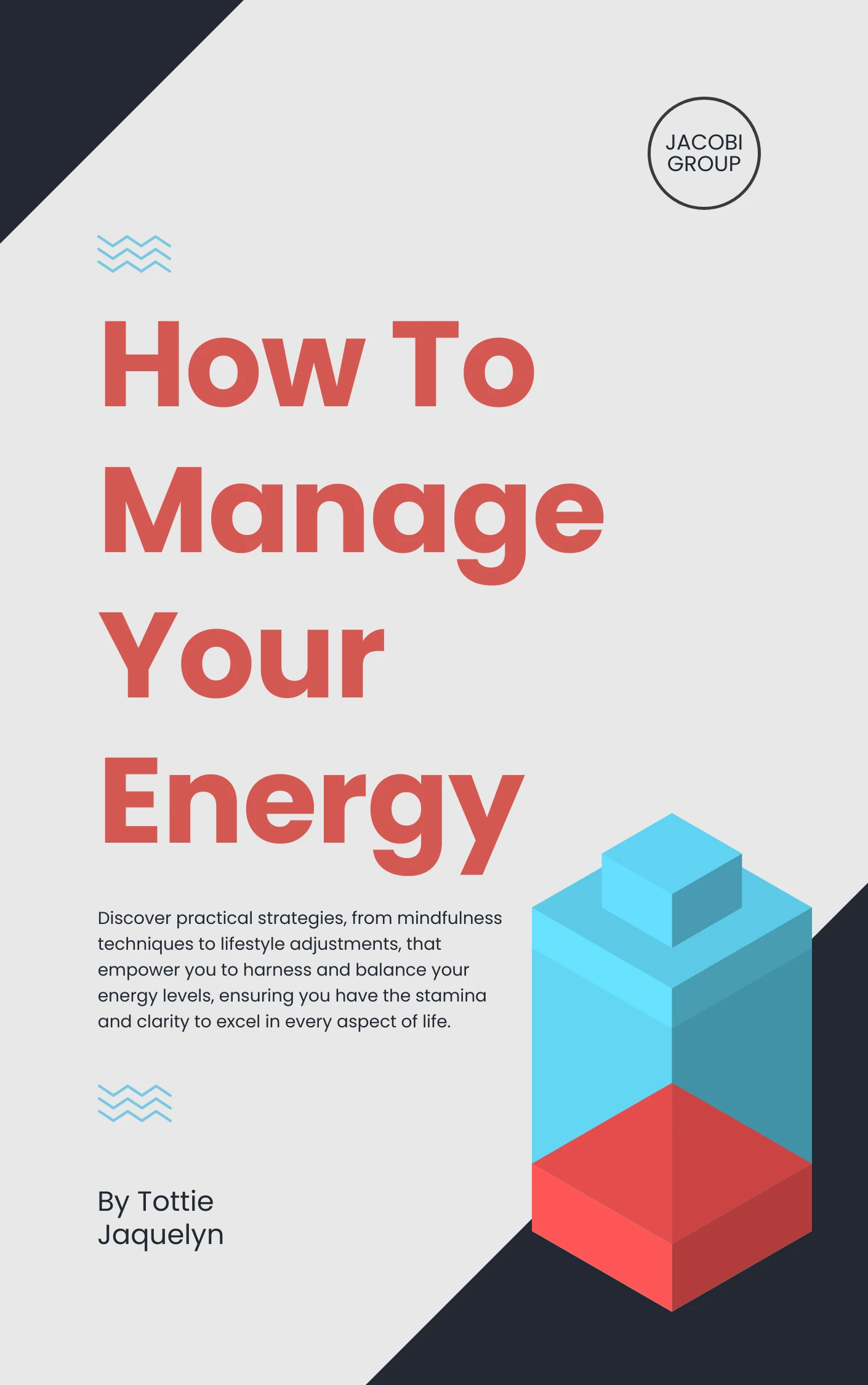 Grey Modern Self Help Book Cover - Venngage