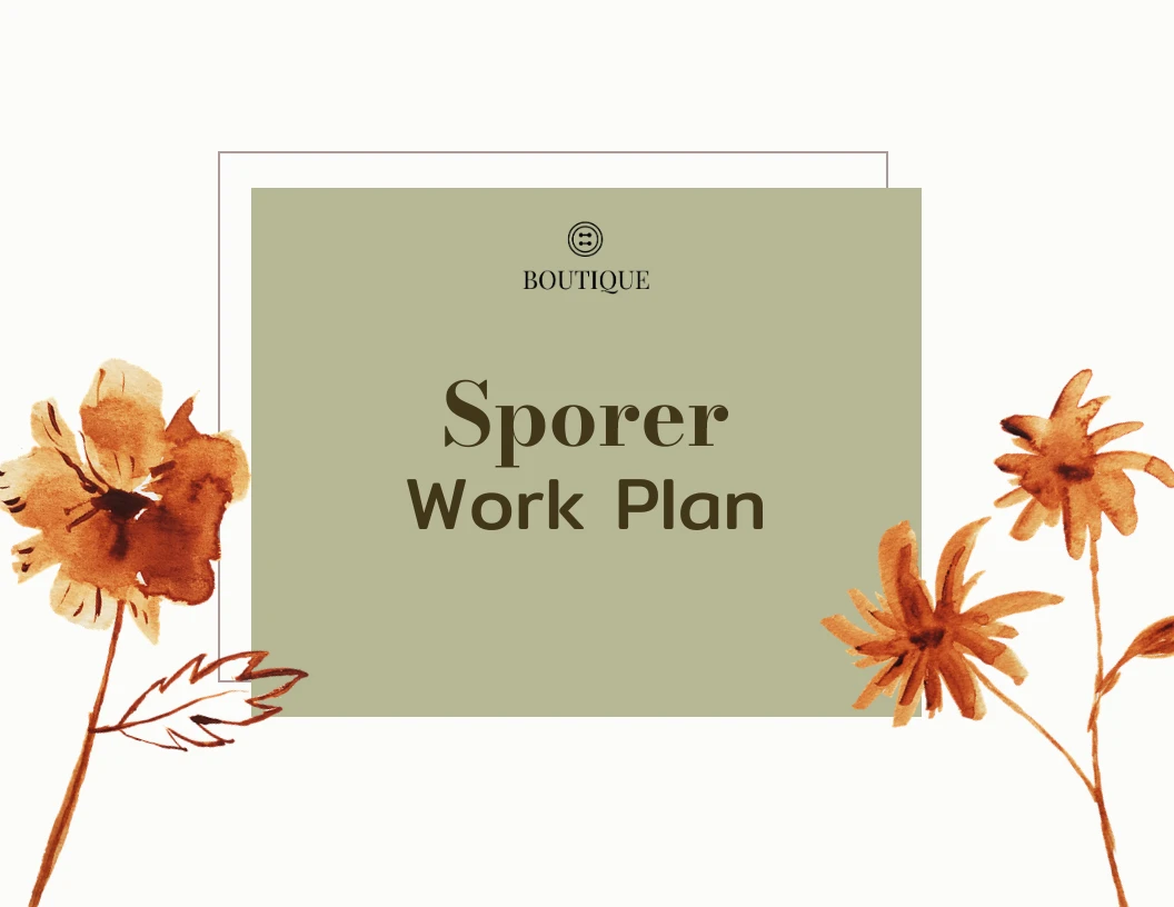 Green Plan Work Template - Venngage