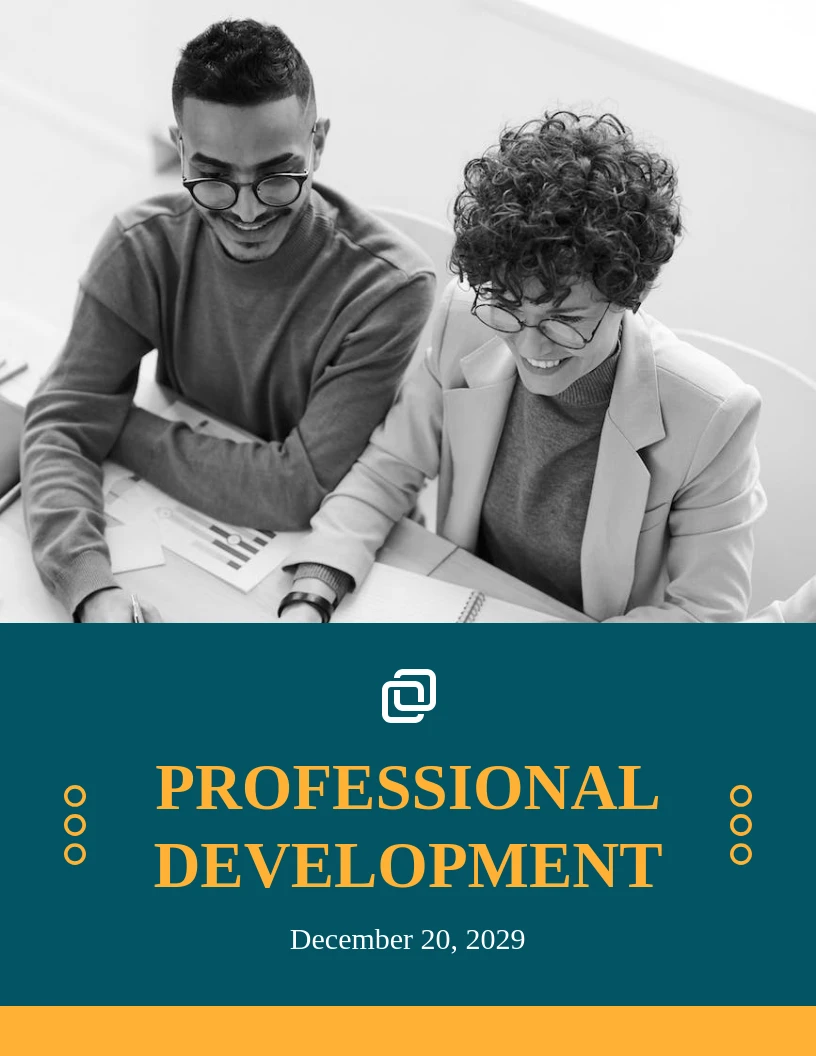 Corporate Professional Development Plan Template - Venngage