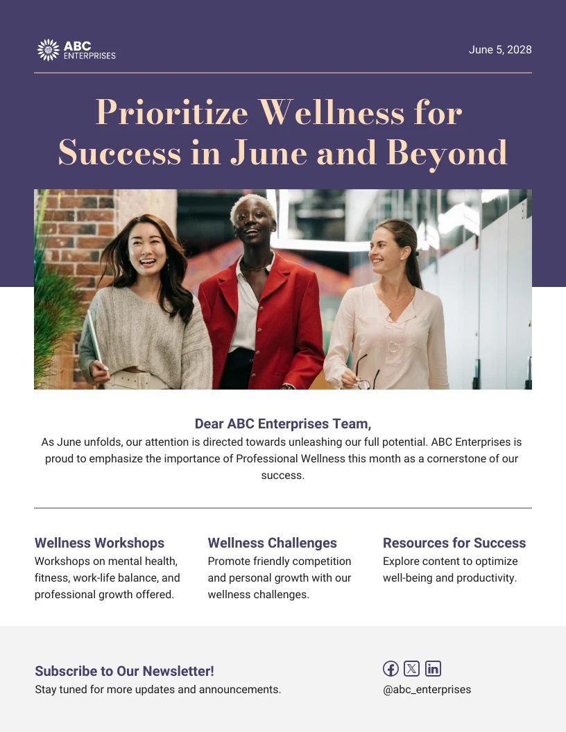 Total Wellness Newsletter