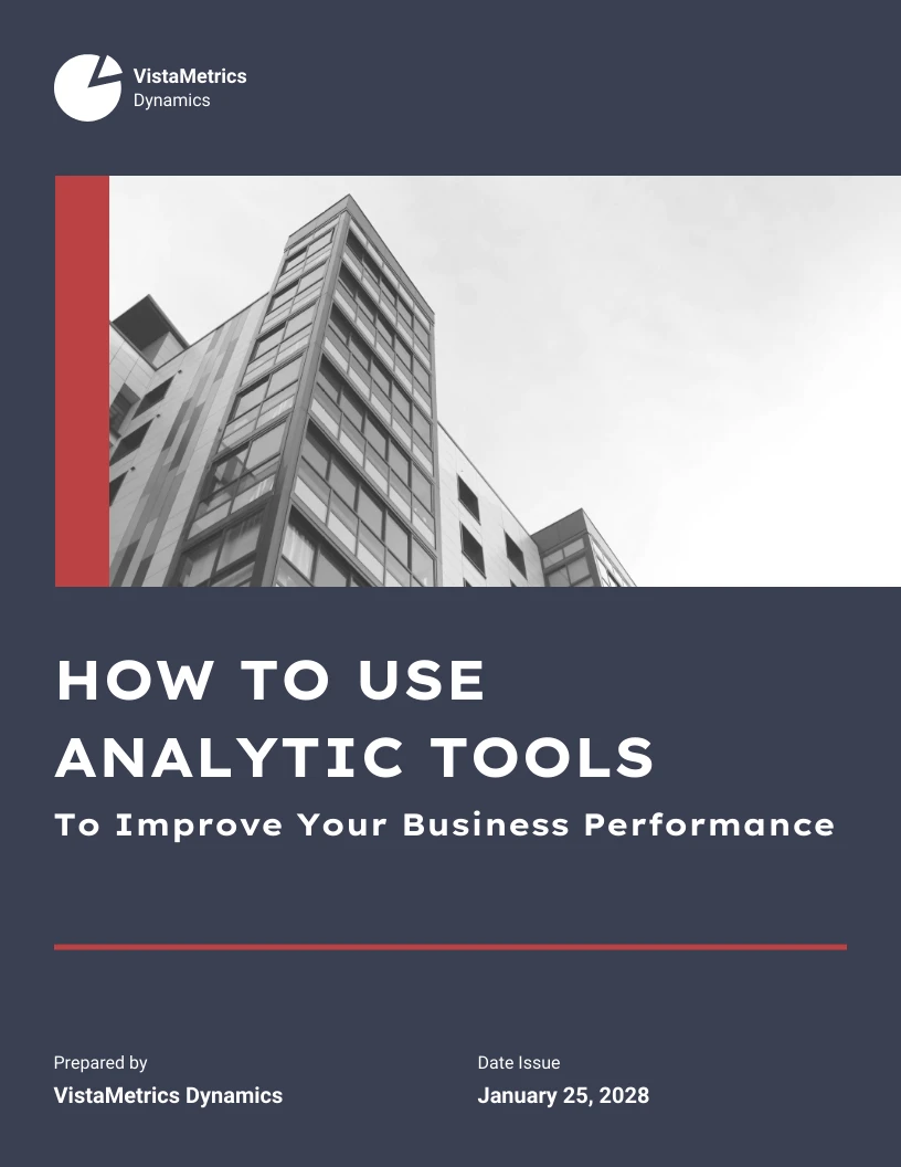 Improving Business Performance Report Template - Venngage