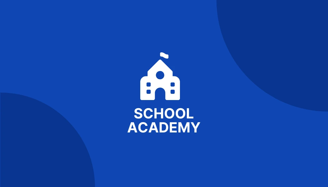 Navy Playful Minimalist Teacher Business Card - Venngage