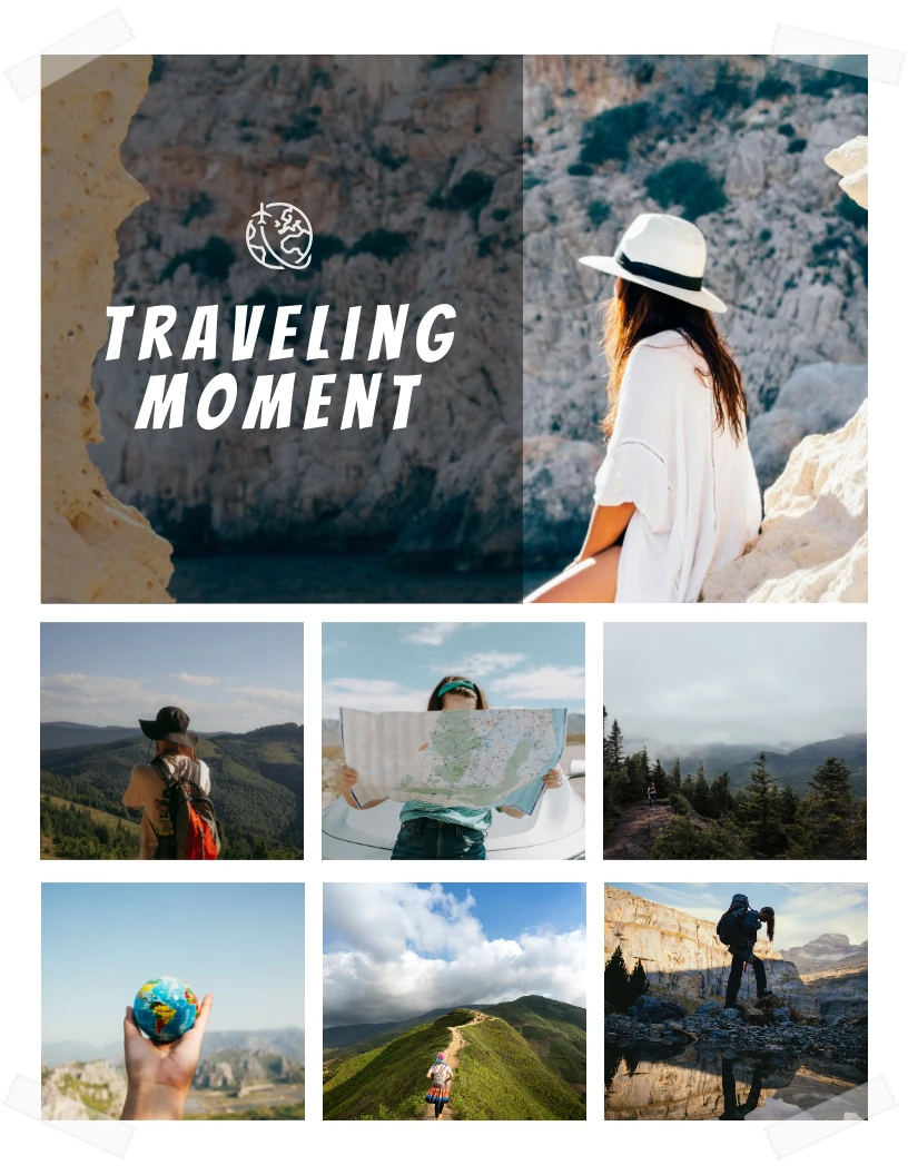 White Minimalist Photo Holiday Collages - Venngage