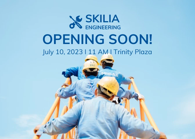 Blue Engineer Business Postcard - Venngage