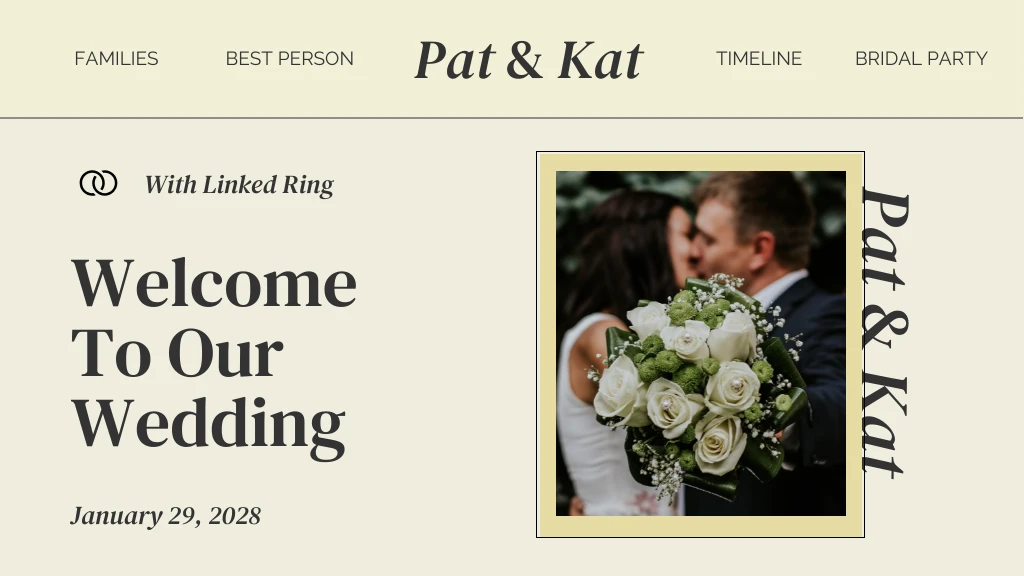 Wedding D-Day Presentation Template - Venngage