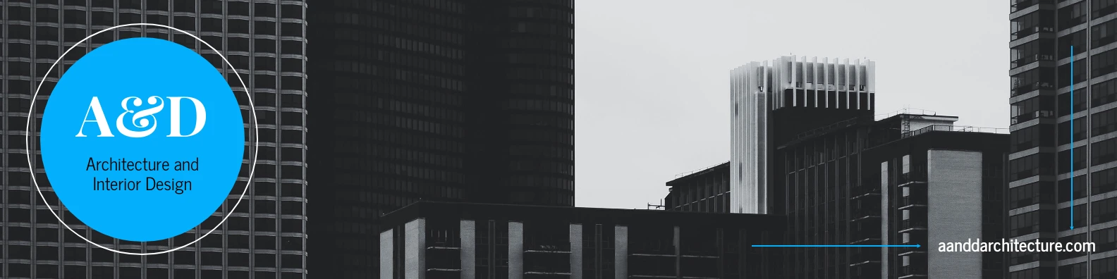 Dark Architecture Profile LinkedIn Cover Banner - Venngage