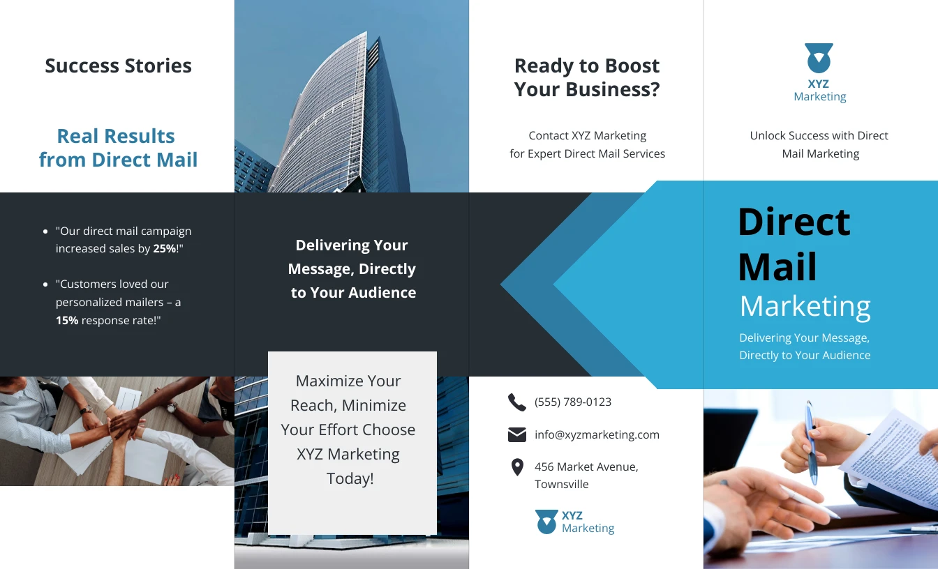 Direct Mail Marketing Brochure Template - Venngage