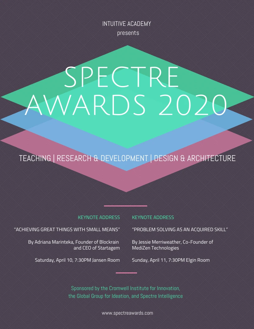 Innovation Conference Event Poster - Venngage