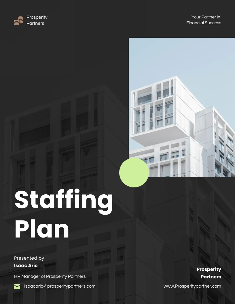 Neon Financial Staffing Plan Template - Venngage