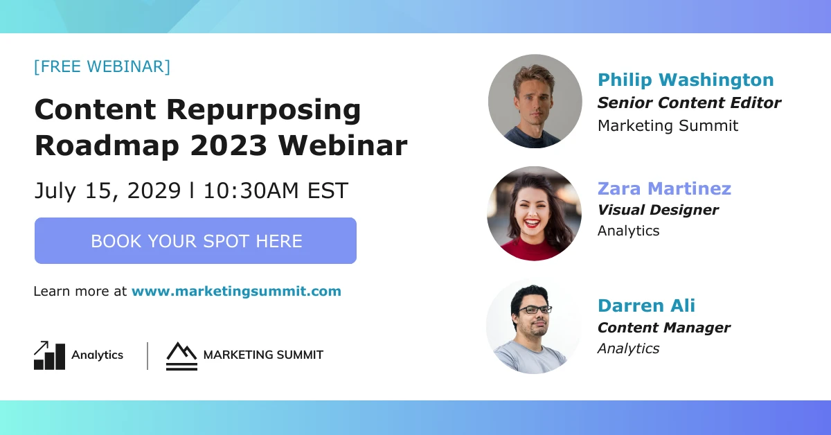 Virtual Event Webinar LinkedIn Banner Ad - Venngage