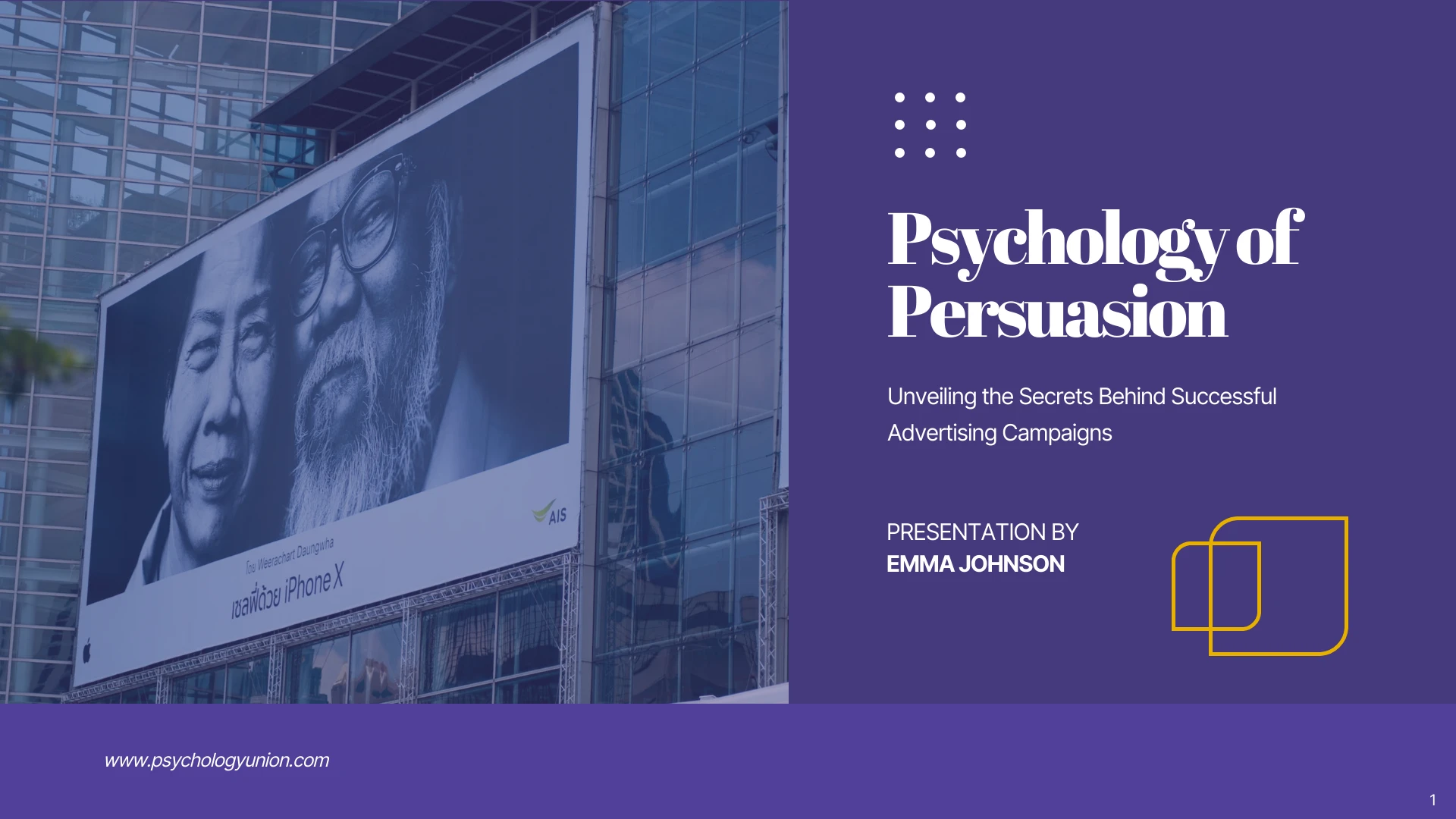 Modern Simple Advertising Presentation Template - Venngage