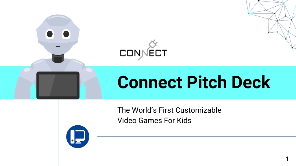 Technology Pitch Deck Template - Venngage