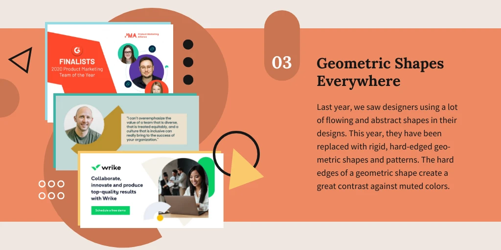 Geometric Shapes Trend Twitter Post - Venngage