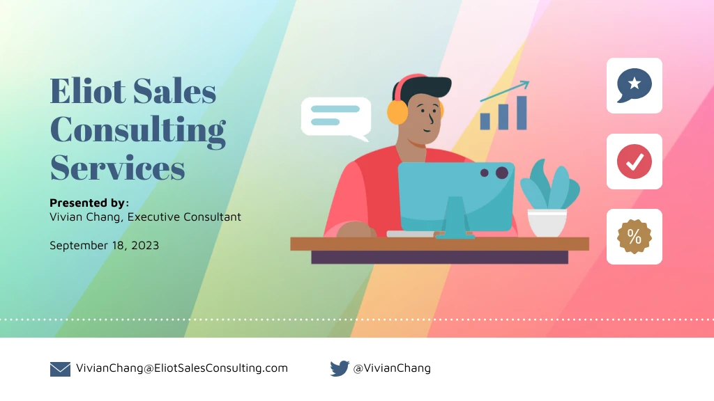 Consulting Pitch Deck Presentation Template - Venngage