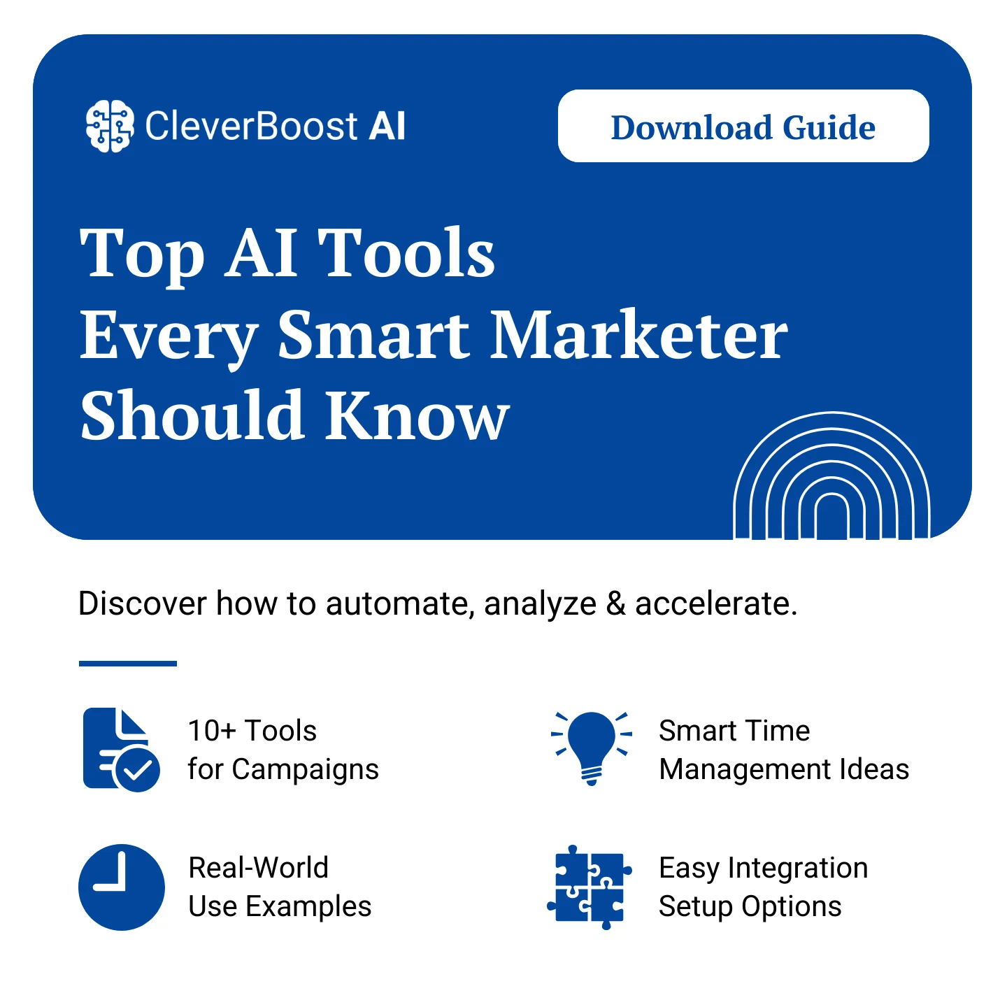 Top AI Tools For Marketers Facebook Ad Template - Venngage
