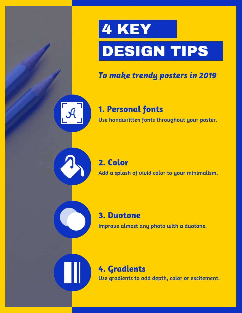 Trendy Vibrant Enhance Tips Infographic Template - Venngage