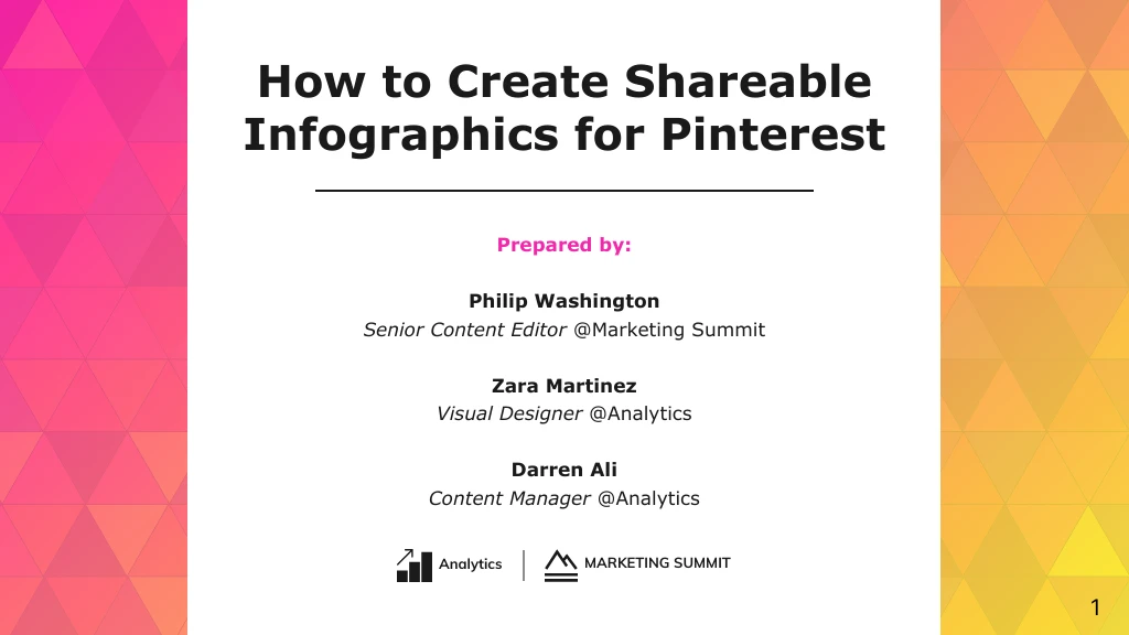 Warm Gradient Webinar Presentation Template - Venngage