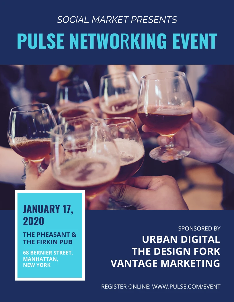 Networking Event Venngage