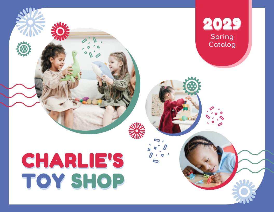 Toy Shop Product Catalog Template - Venngage