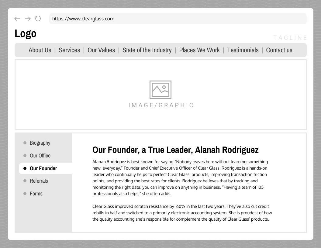 Gray Website Wireframe Template - Venngage