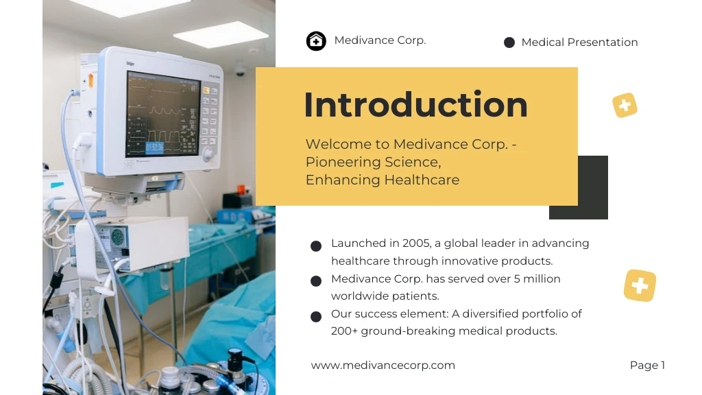 Medical Presentation Template - Venngage