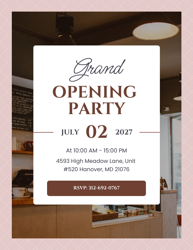 Grand Opening Party Flyer Template - Venngage