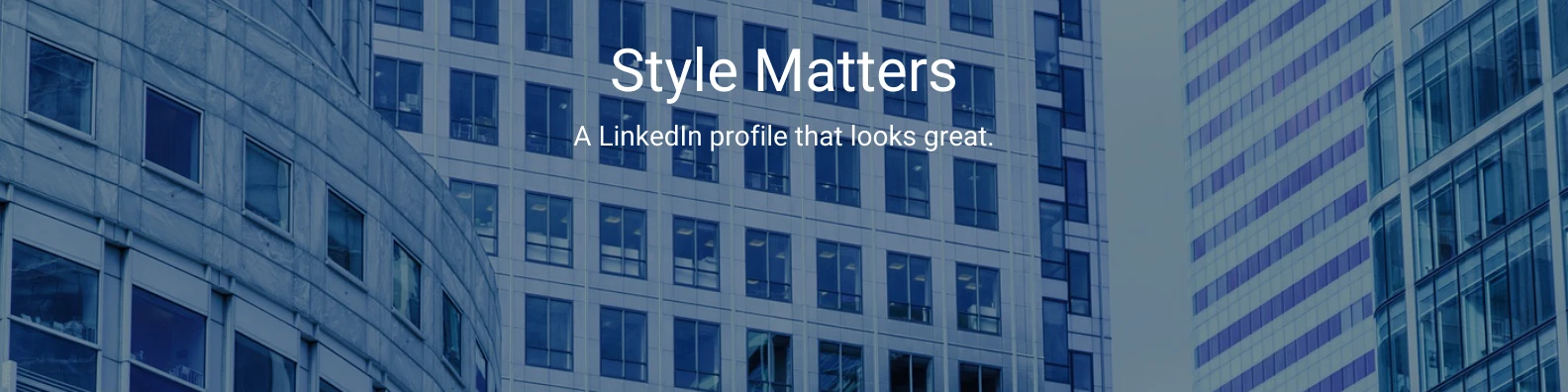 Skyscraper LinkedIn Cover Banner - Venngage