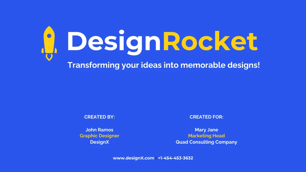 Logo Design Presentation Template - Venngage