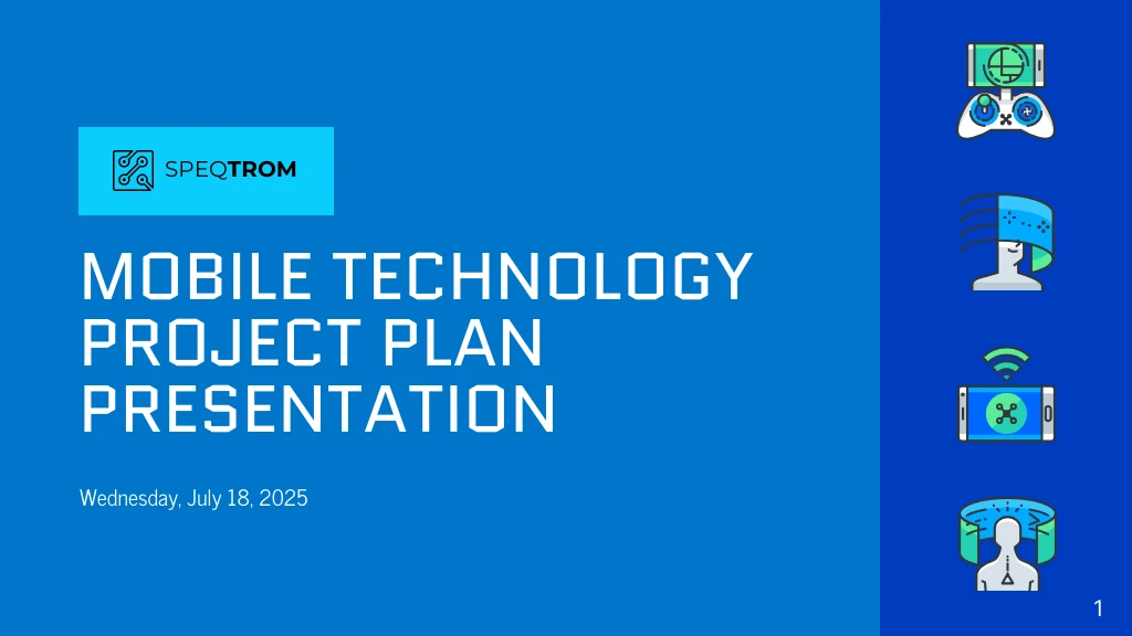 Sample Tech Project Plan Presentation Template - Venngage