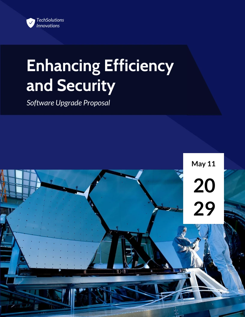 Software Upgrade Proposal Template - Venngage