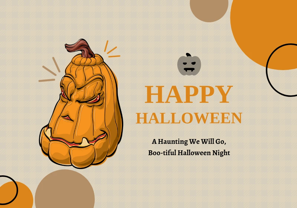 Beige Simple Halloween - Venngage